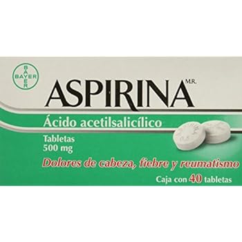 Aspirina Advanced Tabletas, 500 mg: Amazon.com.mx: Salud, Belleza y ...