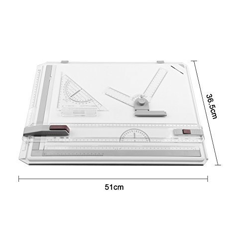 MultiWare A3 Drawing Board Set A3 Drawing Board with Parallel Motion ...