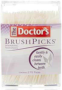 Amazon.com : The Doctor's BrushPicks Interdental Toothpicks, Helps ...