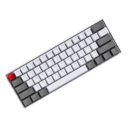 BOYI 61 Mini Mechanical Keyboard,60% Mini RGB PBT Keycap Cherry MX ...