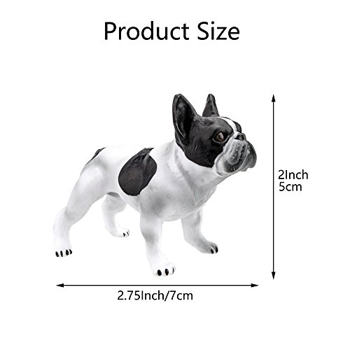 TOYMANY 9PCS Dog Figurines, High Emulational Detailed Dog Figures Set ...