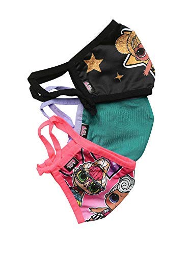 LOL Surprise Face Mask for Kids 3-Pack | Reusable & Washable Cloth LOL ...