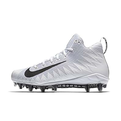 Amazon.com | Nike Alpha Menace Pro Mid White/Black Men's Cleated Shoes ...