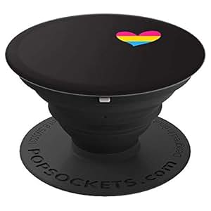 Amazon.com: Pansexual Popsocket Pan Pride Flag Heart Phone Accessory ...