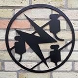 Innungsschild Zunftzeichen ZIMMERMANN in RUND H= 40cm-90cm aus STAHL ...