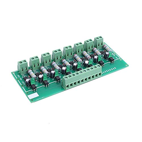 Optocoupler Isolation Module,AC 110V 220V 8-Channel PNP Power Monitor ...