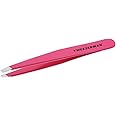Amazon.com : Tweezerman Stainless Steel Slant Pink Tweezer : Beauty ...
