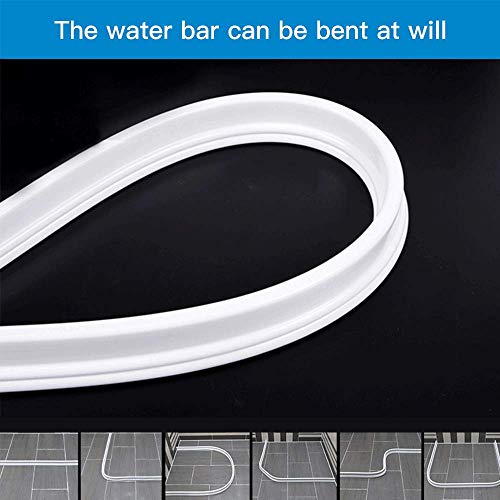 Self Adhesive Water Retainer 39 Inch Silicone Collapsible Shower ...