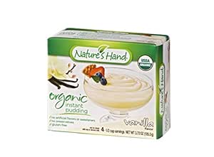 Amazon.com : Nature's Hand Organic Instant Pudding Dessert Mix, Vanilla ...