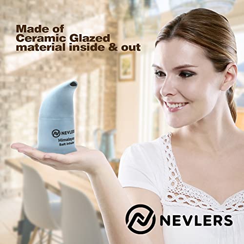 Nevlers Ceramic Himalayan Salt Inhaler With All Natural