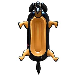 Dachshund Pool Float 6.5ft Long Inflatable Wiener Dog/Sausage Dog ...