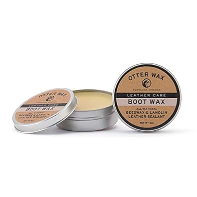 Amazon.com: Otter Wax Boot Wax | 5oz | All-Natural Leather Waterproofer ...