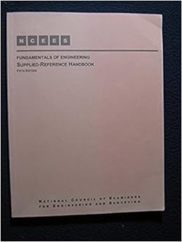 NCEES Fundamentals of Engineering Supplied-Reference Handbook [Fifth ...