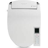 Amazon.com: ALPHA BIDET JX Elongated Bidet Toilet Seat, White, Endless ...