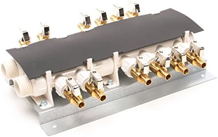 Apollo PEX 6907912CP 12 Port PEX Manifold (3/4-inch Inlets, 1/2-inch ...
