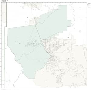 ZIP Code Wall Map of Sierra Vista, AZ ZIP Code Map Not Laminated ...