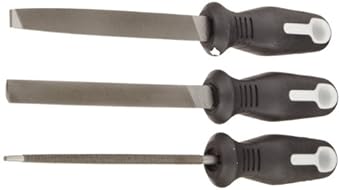 Nicholson 3 Piece Hand File Set with Ergonomic Handles, American ...