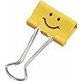Amazon.com : Rapesco Binder Clips, 1 1/4" Emoji Clips [Pack of 20 ...