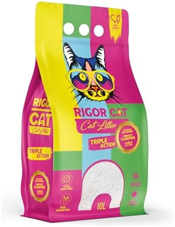 سعر Rigor Cat Baby Powder Scented Clumping Cat Litter - 100% Natural ...