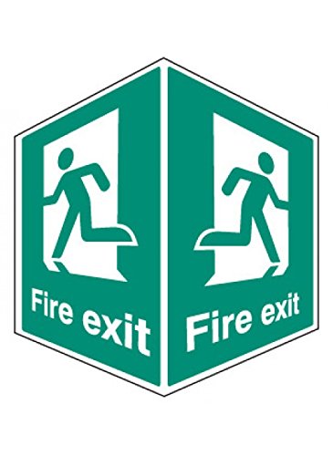 Caledonia Signs 58005 Fire Exit Projecting Sign – BigaMart