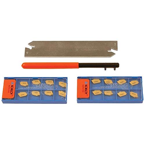 Korloy SPB332-S-SP300 NC3030-KIT 1.25"Parting Blade Set w/(20) GTN-3 ...
