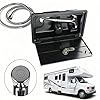 Zyklonix RV Outdoor Shower with Lock Exterior Shower Box kit with Hose ...