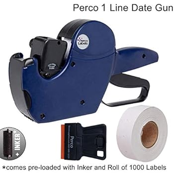 Amazon.com : Perco 1 Line Price Gun - Includes 1 Line Pricing Gun, 1 ...