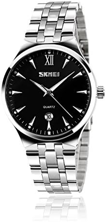 cofuo Mens Stainless Steel Analog Watch, Mens Luxury Wrist Dress ...