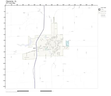 Osceola County Zip Code Map - Map