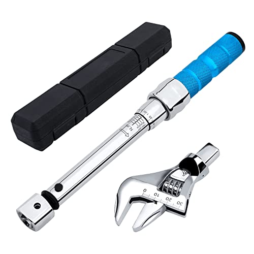 COTOUXKER Adjustable Torque Wrench, 5 to 30 Nm 30mm Open End Torque ...