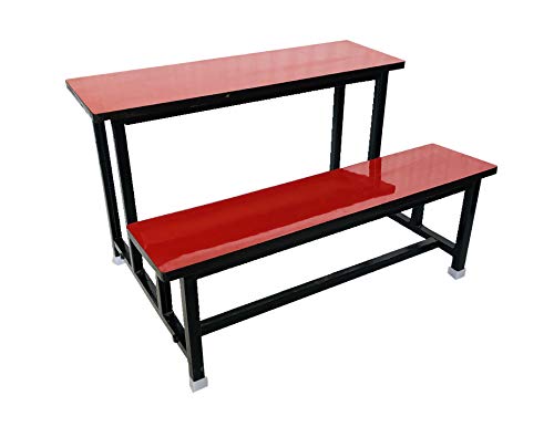 SOMRAJ Duel Desk Kids Double Student Bench Cum Duel Desk Strong and ...
