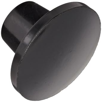 DimcoGray Black Phenolic Push-Pull Knob Female, Brass Insert: 10-24 ...