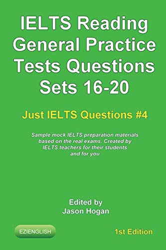 Amazon.com: IELTS Reading. General Practice Tests Questions Sets 16-20 ...