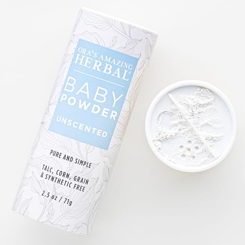 Talc Free Baby Powder, Cornstarch Free Baby Powder, Unscented Fragrance ...