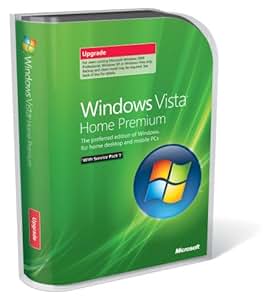 Amazon.com: Windows Vista Home Premium with SP1 Upgrade [OLD VERSION ...