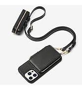 Amazon.com: ZVE iPhone 13 Pro Max Crossbody Wallet Case, Zipper Phone Case with RFID Blocking ...