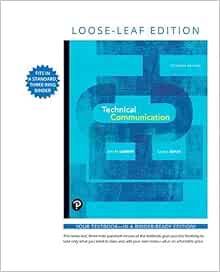 Technical Communication, Loose-Leaf Edition: Lannon, John M., Gurak ...