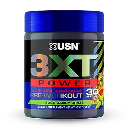 Mua USN 3XT Power Pre-Workout Powder for Men and Women, Nitric Oxide ...
