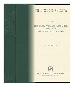 Amazon.com: Zend Avesta: 9780837158358: Avesta, English: Books