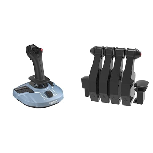 THRUSTMASTER TCA Sidestick Airbus Edition (PC) and Throttle Pack for ...