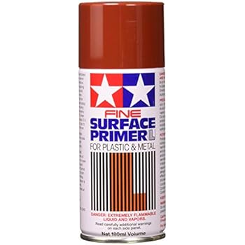 Amazon.com: Tamiya America, Inc Fine Surface Primer L, Oxide Red ...