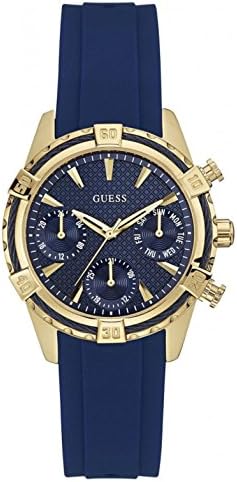 سعر ساعة بسوار من الستانلس ستيل ومينا باللون الازرق للنساء من جيس ...