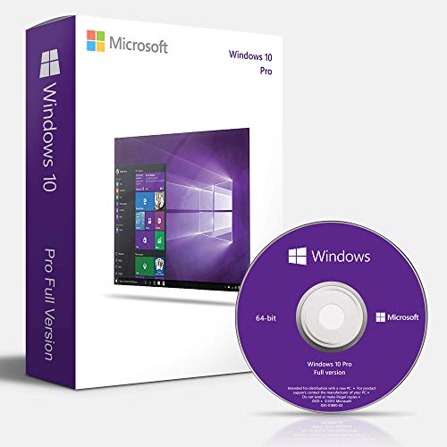 Windows 10 Professional OEM 64 Bit DVD English Language Full Product ...