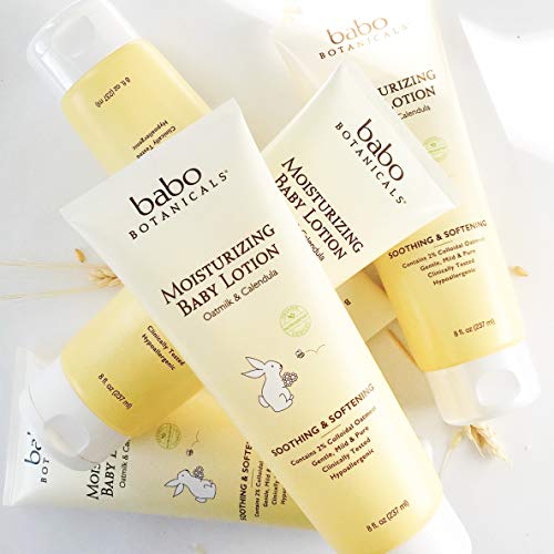 Babo Botanicals Moisturizing Lotion - Face & Body Plant-Based Lotion ...