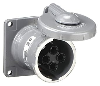 Pin and Sleeve Receptacle, 60A, 600VAC: Electrical Timers: Amazon.com ...