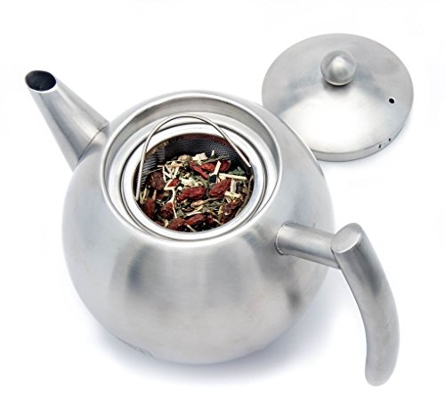 Venoly Stainless Steel Tea Pot With Removable Infuser For Loose Leaf ...