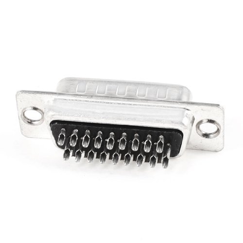 DB 26 Pins Straight Male D-sub PCB Mounting Connector USB Cables, Hubs ...