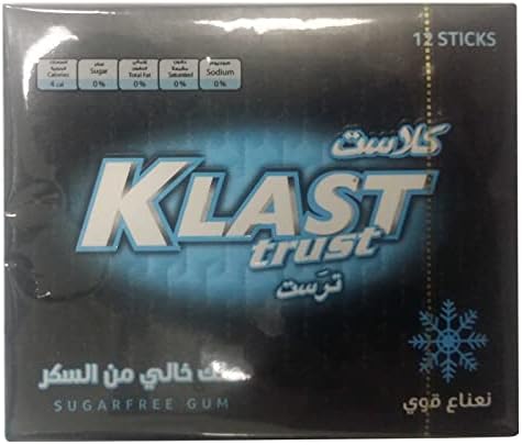 Batook Klast Trust Peppermint Chewing Gum, 12 X 28.8 g price in Saudi Arabia | Amazon Saudi ...