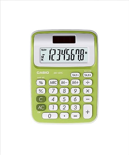 سعر الة حاسبة MS-6NC-GN متعددة الالوان من كاسيو فى مصر | بواسطة امازون مصر | كان بكام