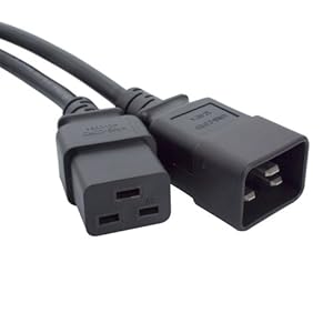 MHP® 2.5m C19 to C20 Power Cable Plug to Socket: Amazon.co.uk: Electronics